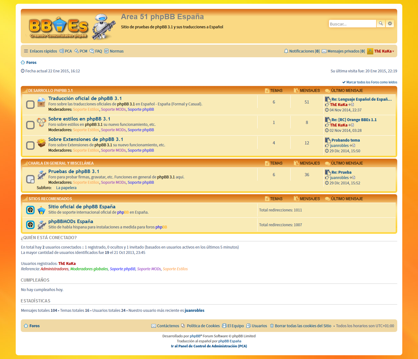 GitHub - Galixte/Orange_BBEs: Orange BBEs style phpBB 3.1 - Estilo Orange BBEs phpBB 3.1